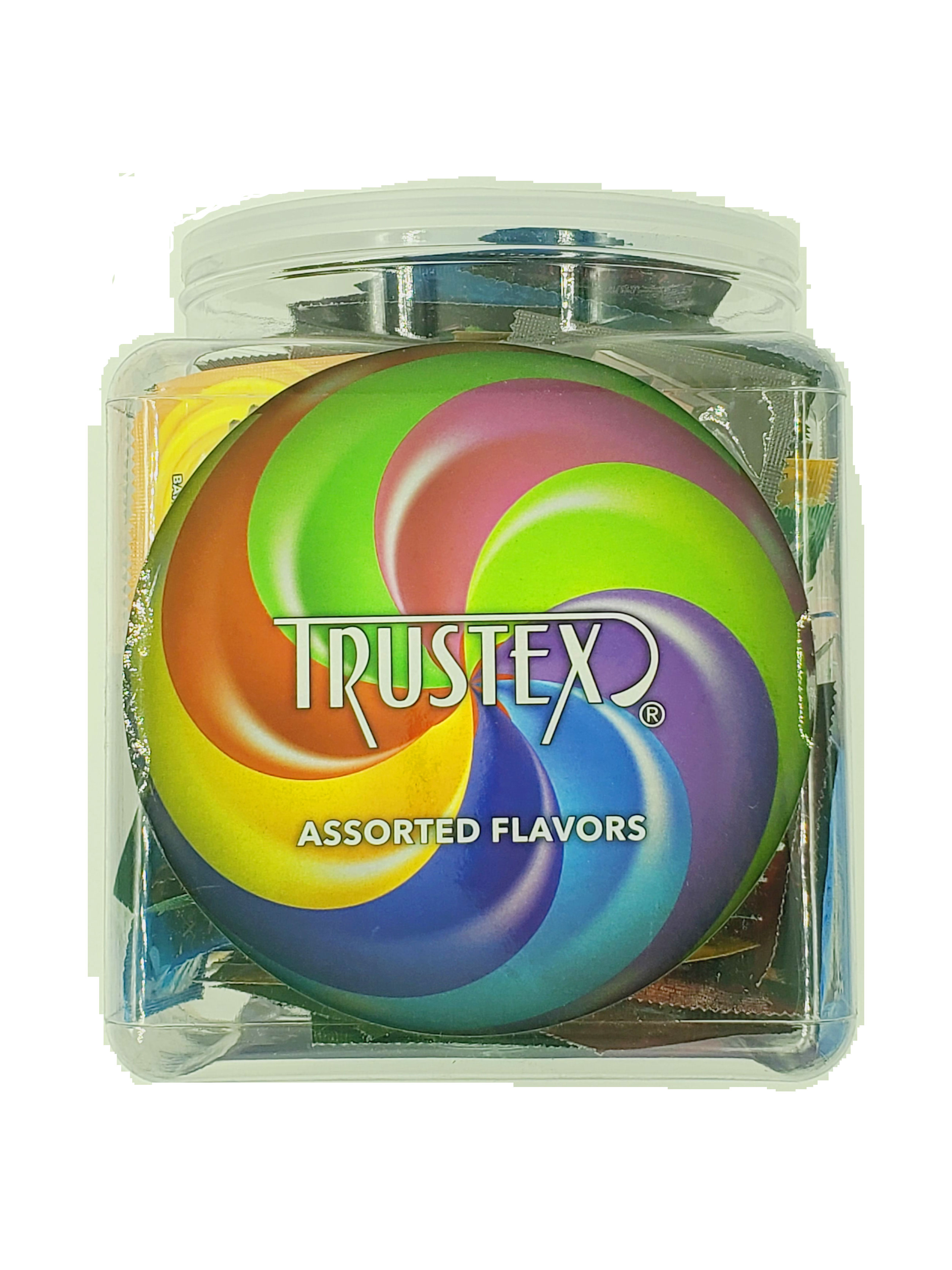 Trustex Flavored Lubricated Condoms 144 Pieces Box – Assorted Flavors ...